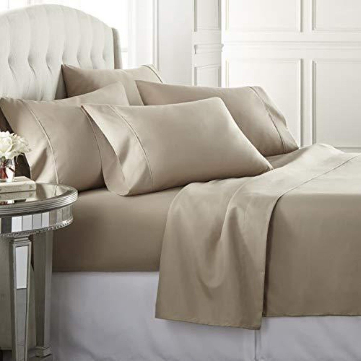 1800 Thread Count Fade Resistant Deep Pockets Bed Sheets Set – Anna's ...